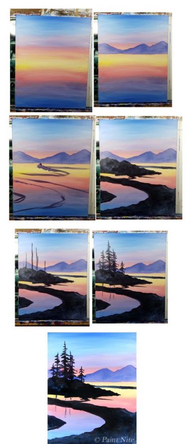 50+ Step By Step Acrylic Painting Tutorials For Beginners | HARUNMUDAK