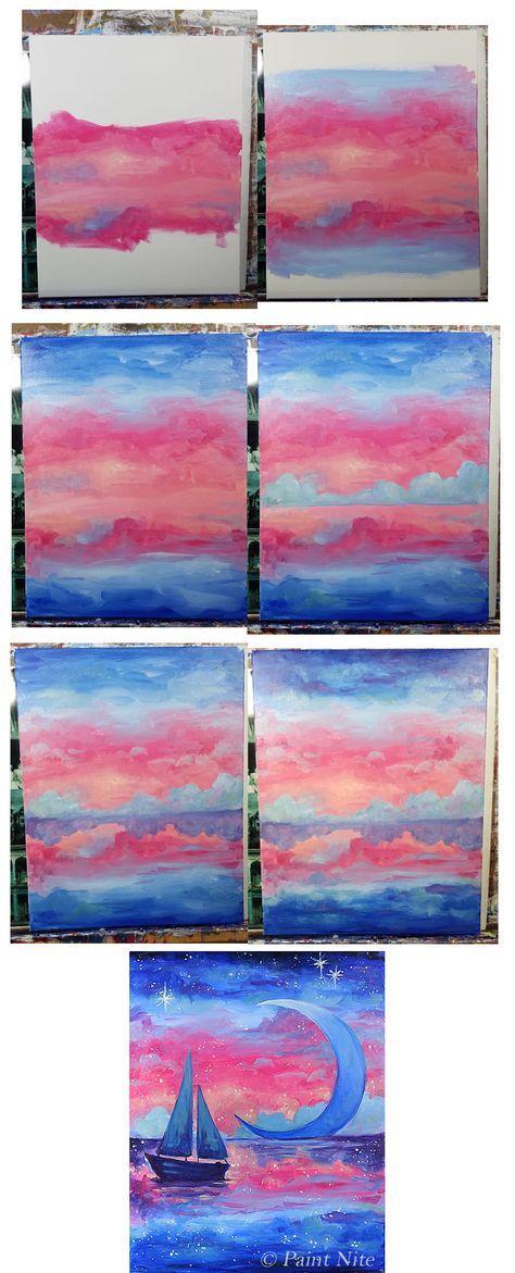 50+ Step By Step Acrylic Painting Tutorials For Beginners | HARUNMUDAK