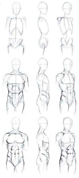 20+ How to Draw Body Shapes Step by Step | HARUNMUDAK