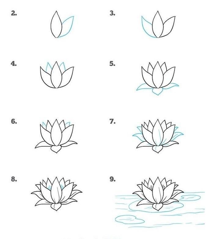 35 Flower Drawings For Beginners Step By Step HARUNMUDAK