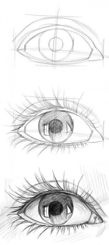20+ Easy Eye Drawing Tutorials for Beginners - Step by Step | HARUNMUDAK