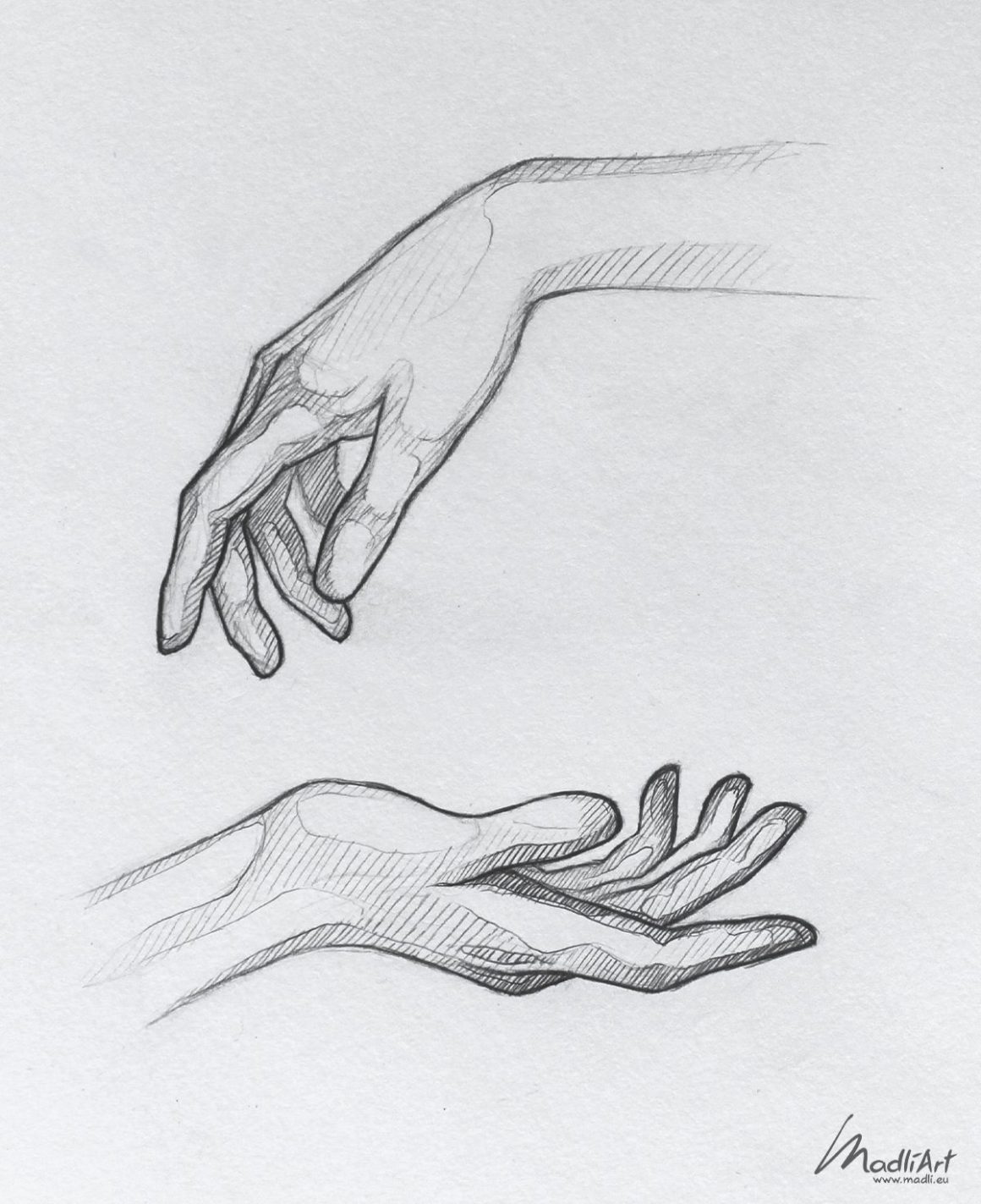 How To Draw Hand? - Easy Hand Drawing Tutorials | HARUNMUDAK