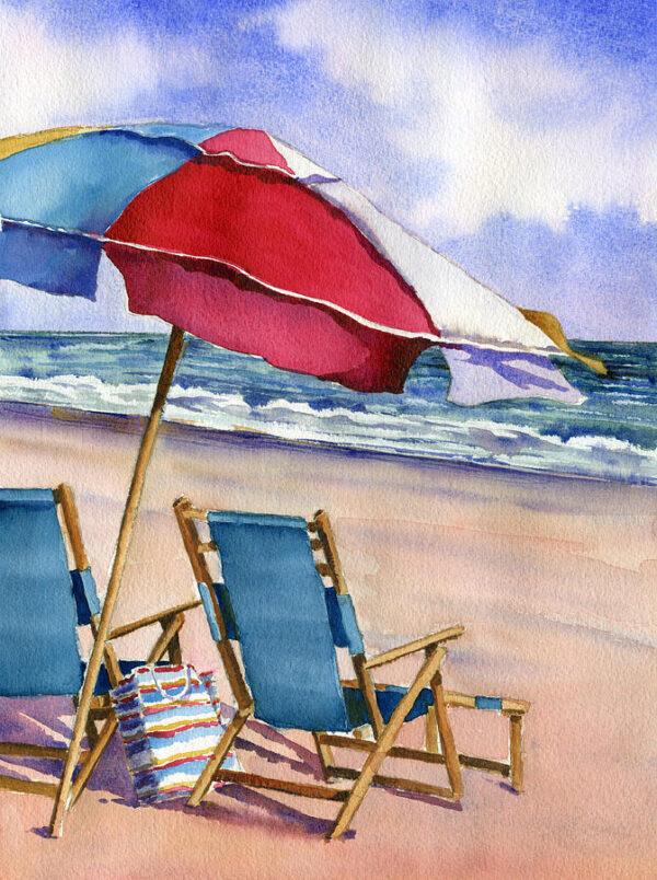 20+ Easy Beach Painting Ideas | HARUNMUDAK