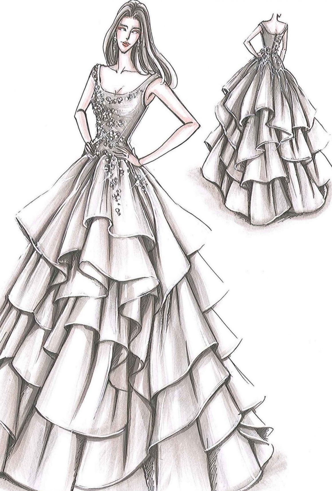 10+ Fashion Drawings for Inspiration | HARUNMUDAK