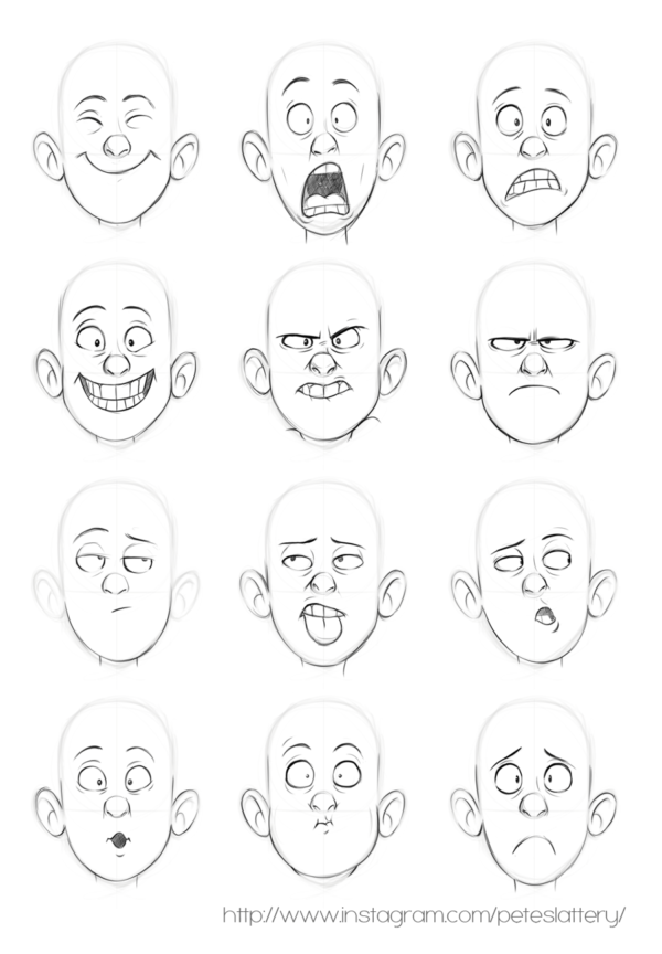 20+ How to Draw a Face - Step By Step | 2020 HARUNMUDAK