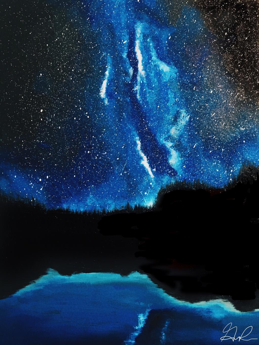 20+ Galaxy Painting Ideas & Tutorials | HARUNMUDAK