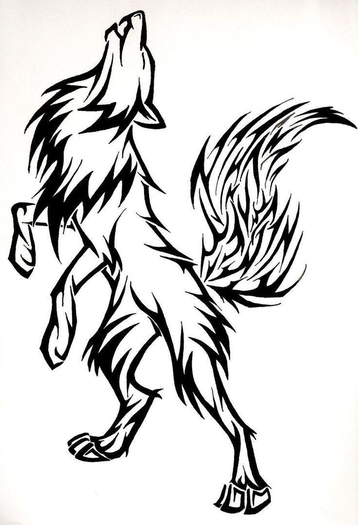 10+ Cool Wolf Drawing Ideas | HARUNMUDAK