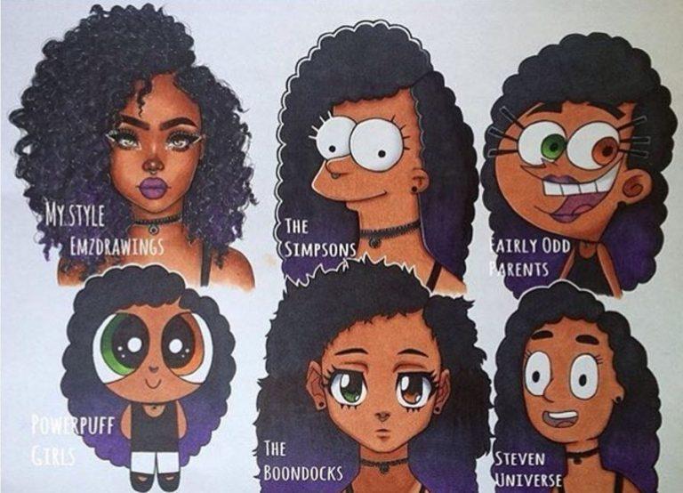20+ Best Black Cartoon Characters | HARUNMUDAK