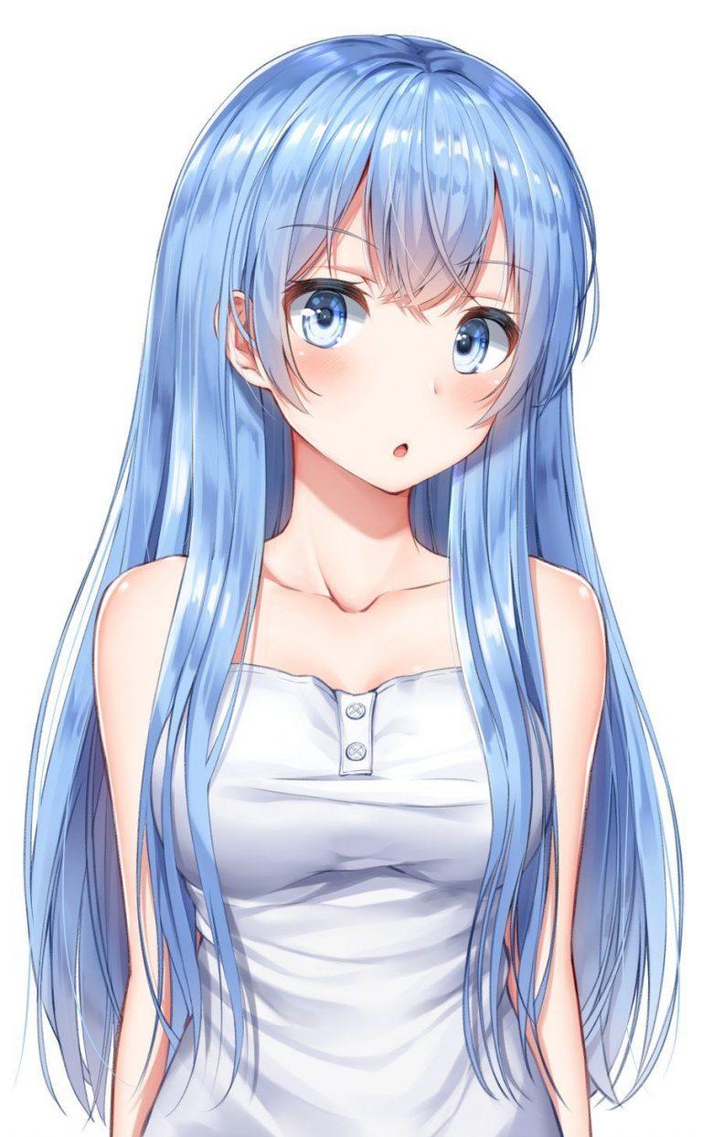 40+ Cool Blue Haired Anime Girls | HARUNMUDAK