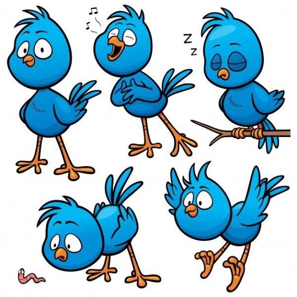 30+ Cartoon Bird Images & Ideas To Draw | HARUNMUDAK