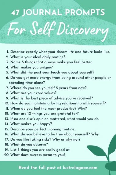 50 Journal Writing Prompts - Journal Ideas To Inspire You | HARUNMUDAK