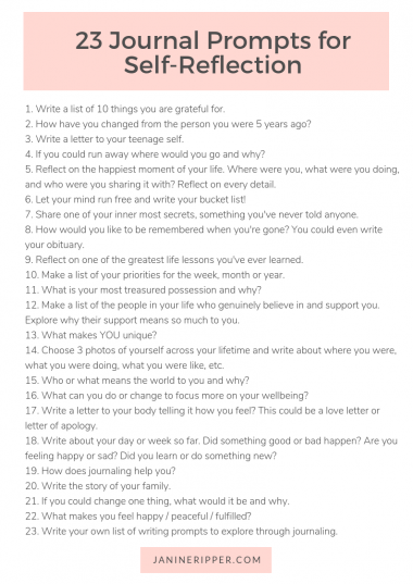 50 Journal Writing Prompts - Journal Ideas To Inspire You | HARUNMUDAK