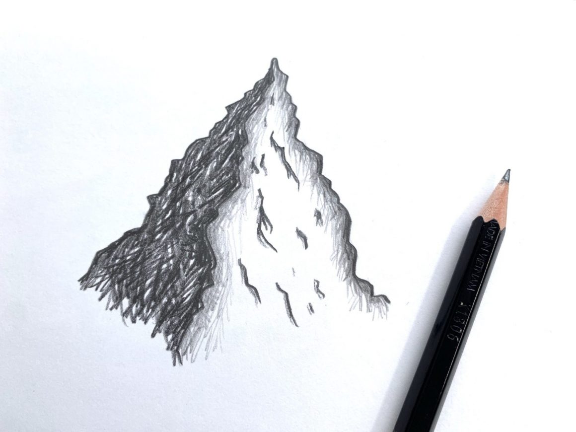 70+ Easy Mountains Drawing Ideas 2025 - How to Draw Mountains? | HARUNMUDAK