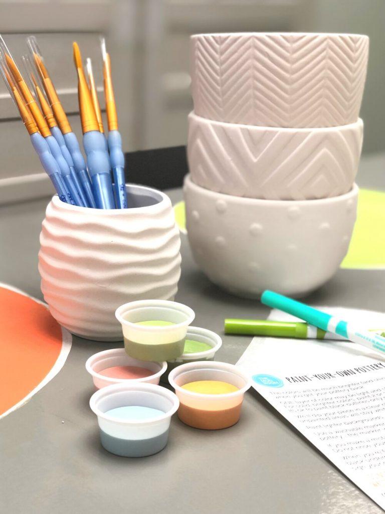 60+ Pottery Painting Ideas -Paint Your Own Pottery Ideas | HARUNMUDAK