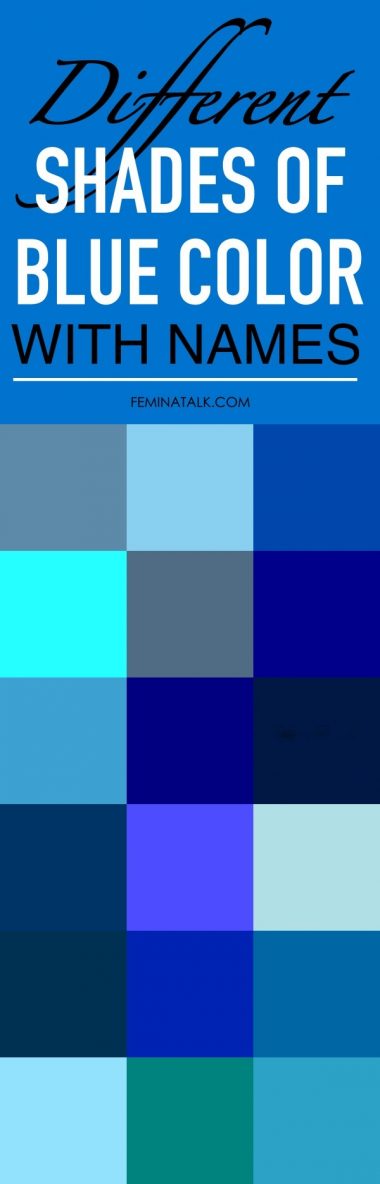 What are the different shades of blue? | HARUNMUDAK
