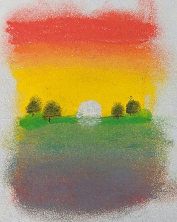 30+ Easy Sunset Drawing Tutorials - How to Draw a Sunset? | HARUNMUDAK