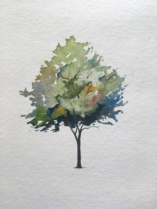 40+ Beautiful Tree Paintings For Your Inspiration | HARUNMUDAK
