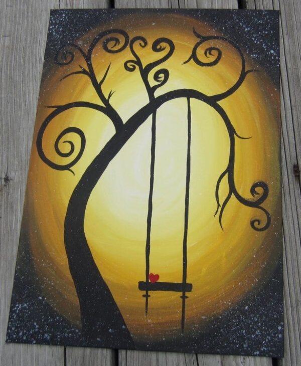 40+ Beautiful Tree Paintings For Your Inspiration - HARUNMUDAK