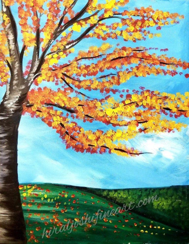 40+ Beautiful Tree Paintings For Your Inspiration | HARUNMUDAK
