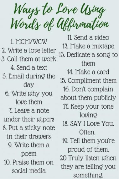 40+ Words of Affirmation Love Language | HARUNMUDAK